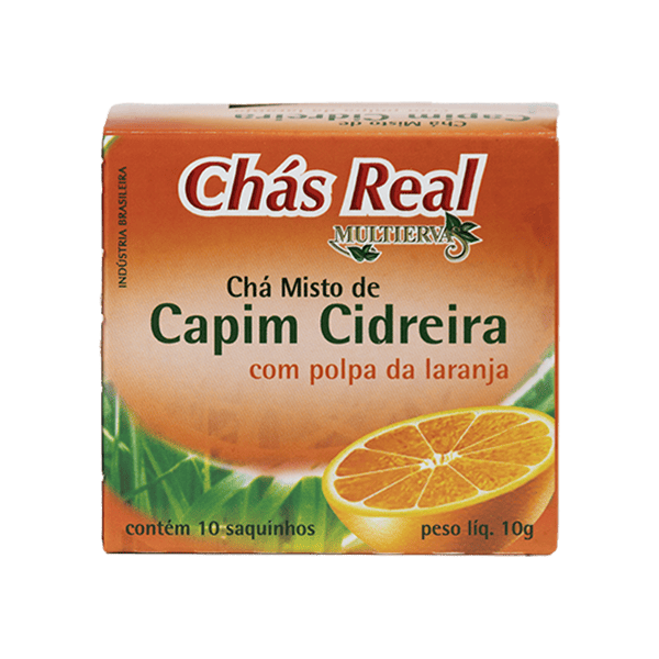Chás Real - Chá Real Capim Cidreira com polpa de Laranja